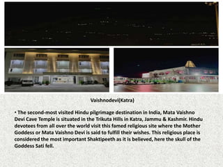 PRESENTATION ON JAMMU & KASHMIR WITH KATRA | PPTX