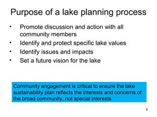 Approved Kashwakamak Lake Sustainability Plan - July 2016 | PPT