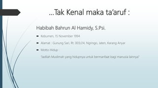 Peran Muslimah Sebagai Seorang Anak | PPTX