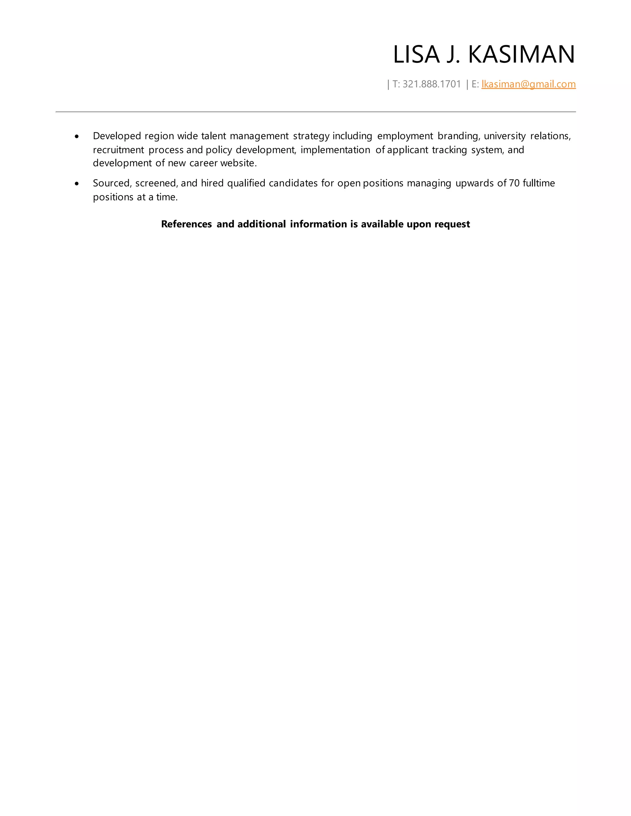 Kasiman lisa resume 10-17 | DOCX