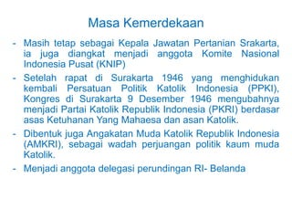 Gereja dan Politik: Belajar dari I.J. Kasimo | PPTX