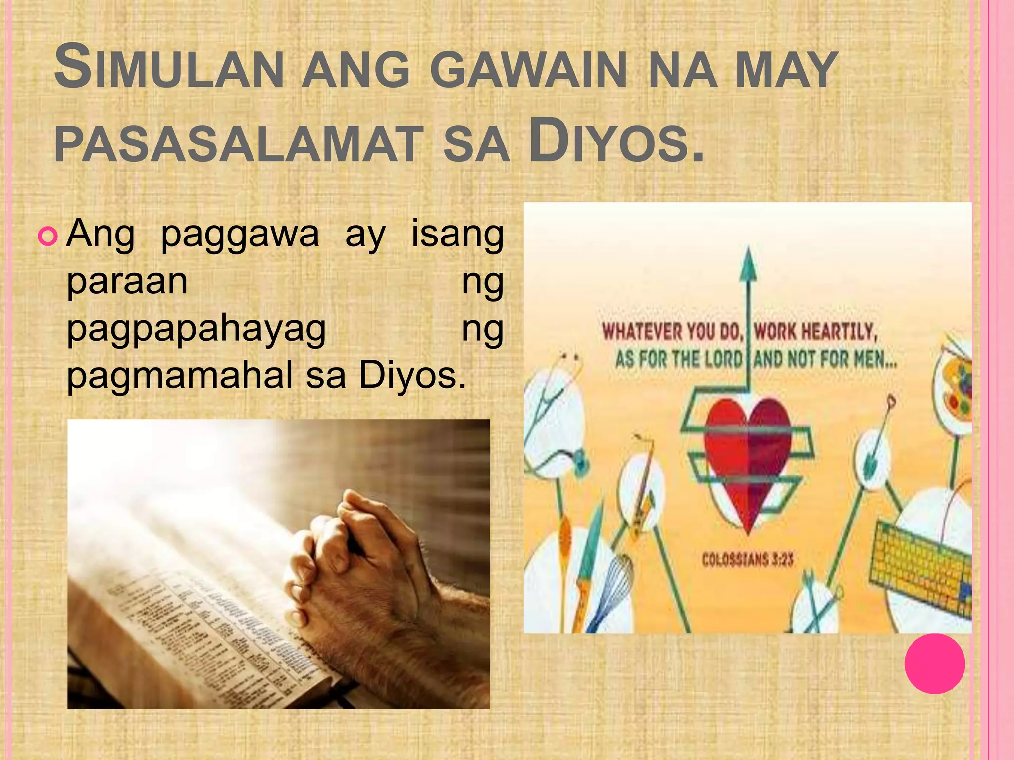 Kasipagan at disiplina para sa maunlad na pamumuhay | PPTX