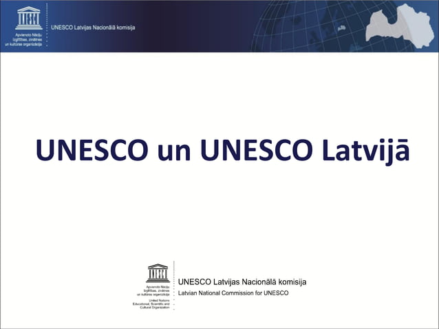 Kas ir unesco | PPT