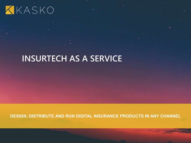 Startup InsurTech Award - Kasko | PPT