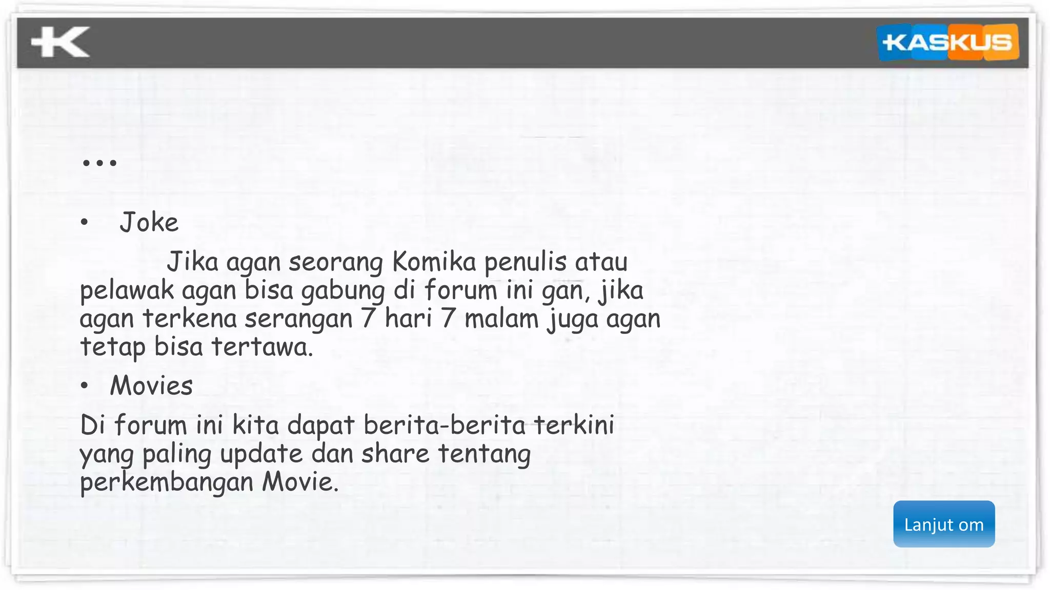 Catatan Sejarah singkat Kaskus | PPTX