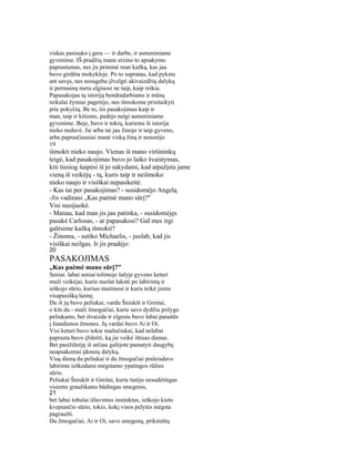 Kas paėmė mano sūrį | DOC