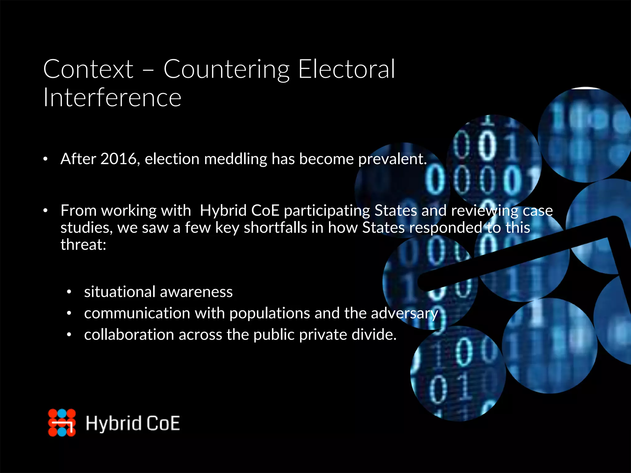 Countering Electoral Interference | PPTX