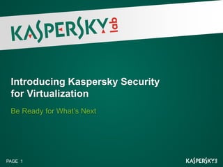 Kaspersky Security For Virtualization - ENGLISH | PDF | Antivirus Software | Computer Software ...