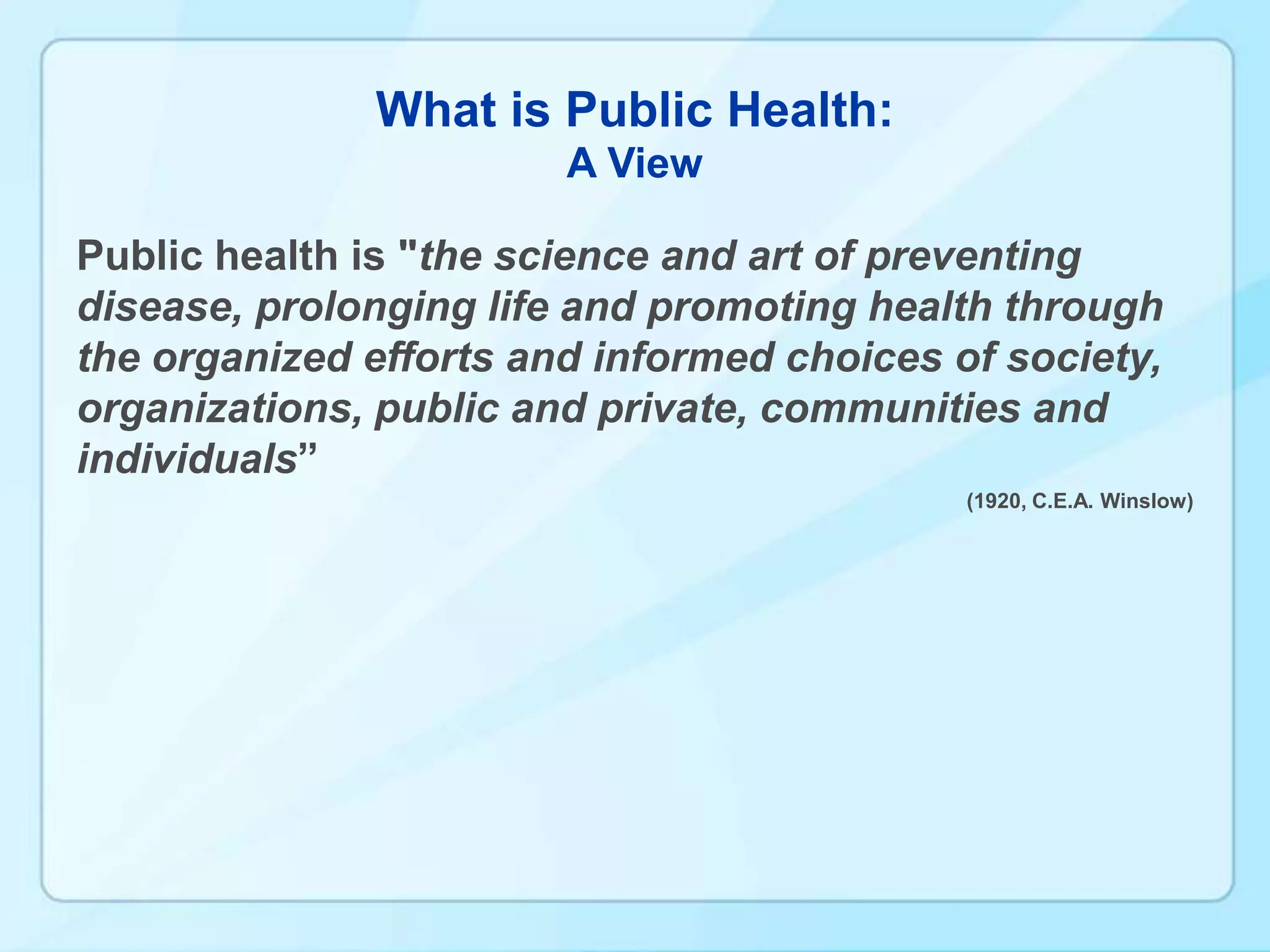 Big Data in Public Health | PPT