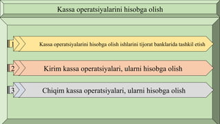 Kassa operatsiyalarini hisobga olish .pptx