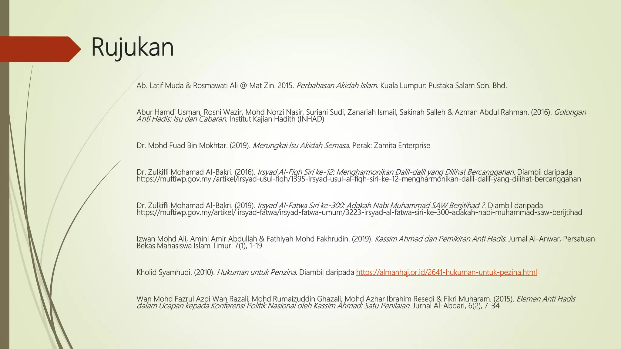 Kassim Ahmad: Anti Hadis | PPTX