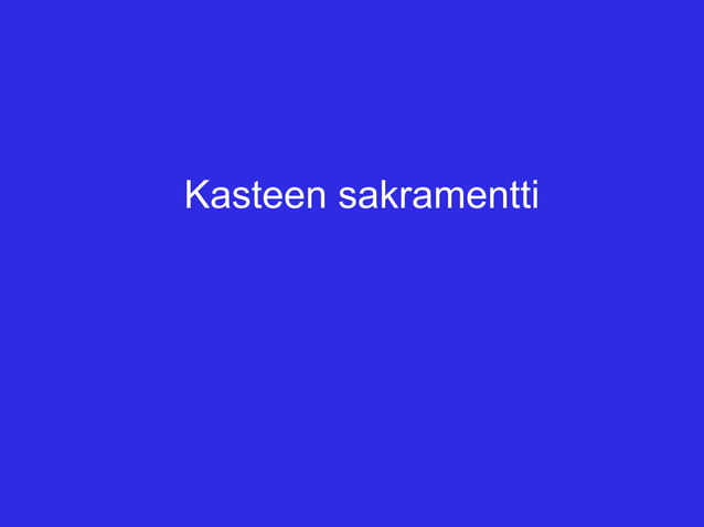 Kaste | PPT