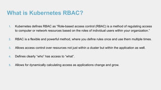 Kasten securing access to your kubernetes applications | PPT