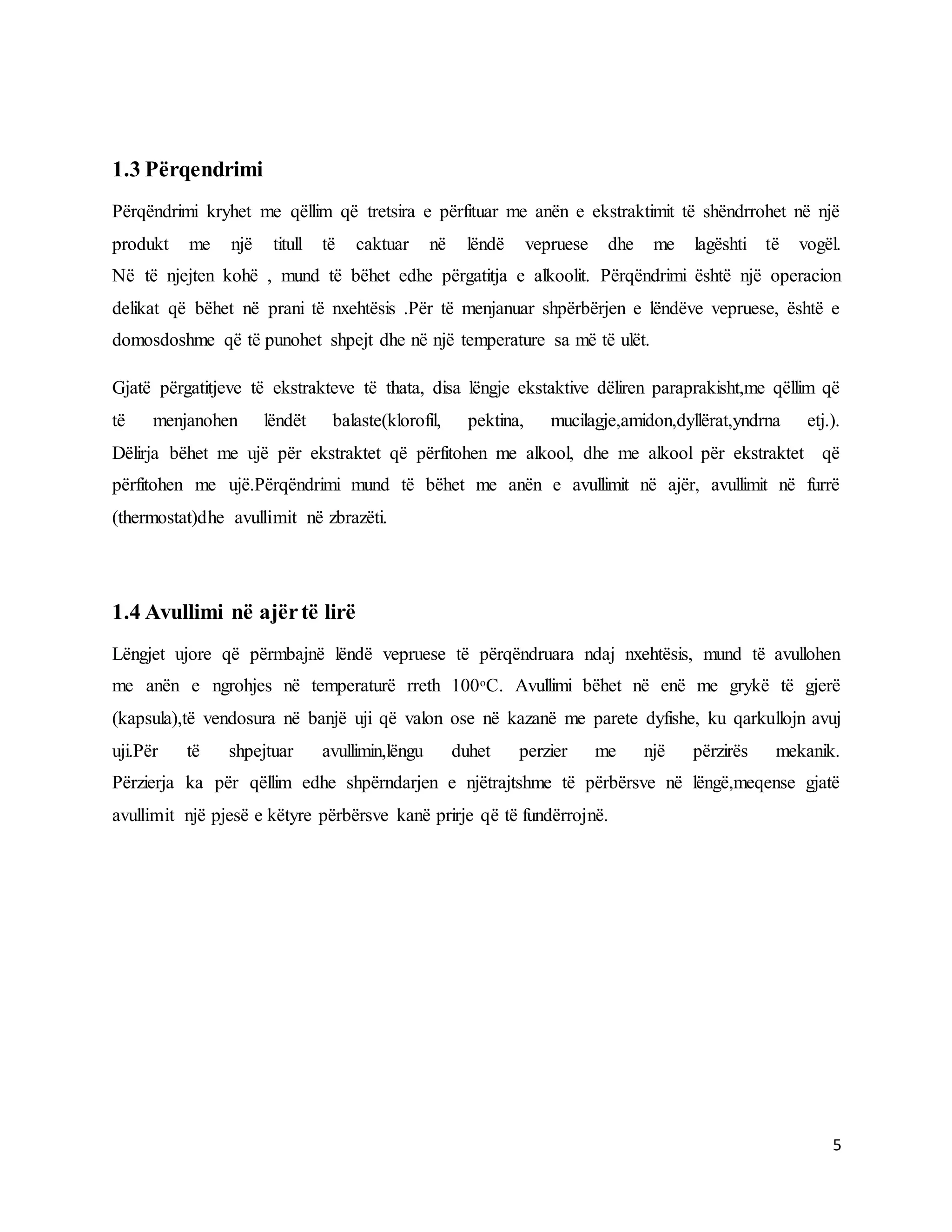 Temë diplome " Ekstraktet " | DOCX