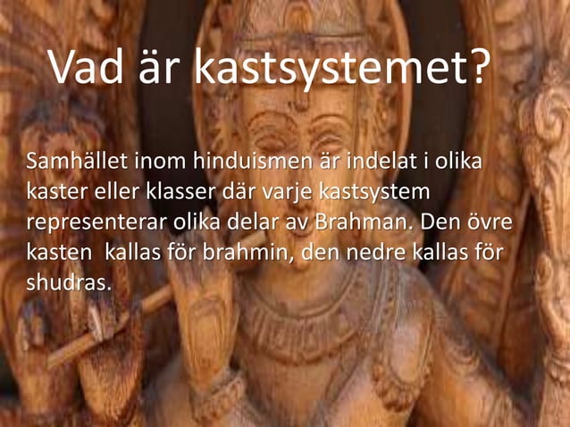 Kastsystemet moa l | PPTX