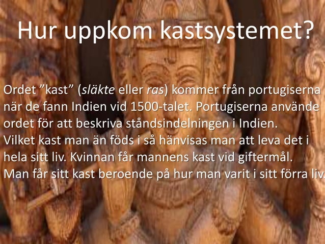 Kastsystemet moa l | PPTX