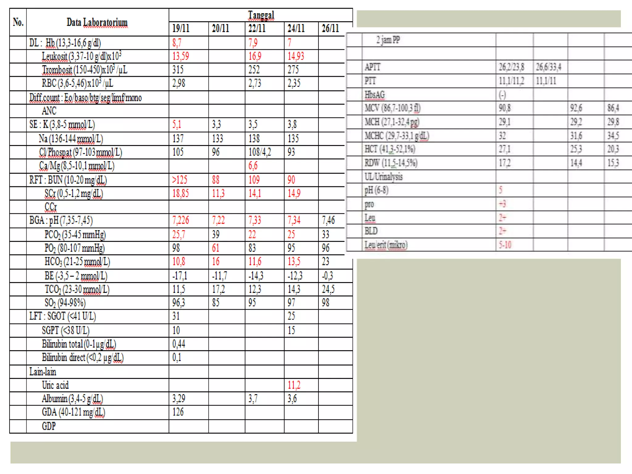 Kasus 2 hiperglikemia ec dm2, dispnea susp broncopneumonia dd tb, arf ...