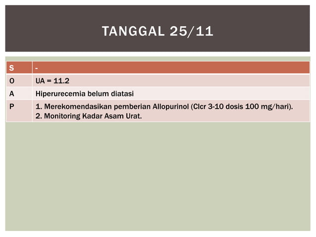Kasus 2 hiperglikemia ec dm2, dispnea susp broncopneumonia dd tb, arf, anorexia geriatri, anemia ...