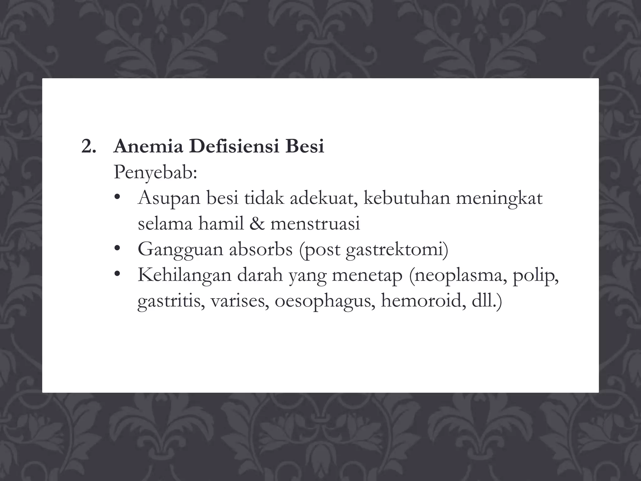 PPT ANEMIA | PPTX