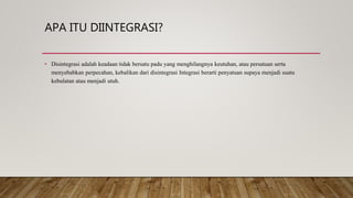 Kasus diintegrasi papua sosiologi - Aldo | PPT