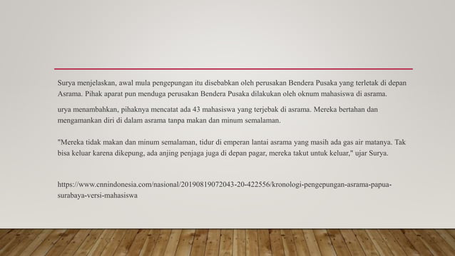 Kasus diintegrasi papua sosiologi - Aldo | PPT