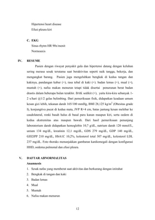 Kasus Kecil Interna : CKD, Hipertensi, Diabetes Melitus, CHF | PDF