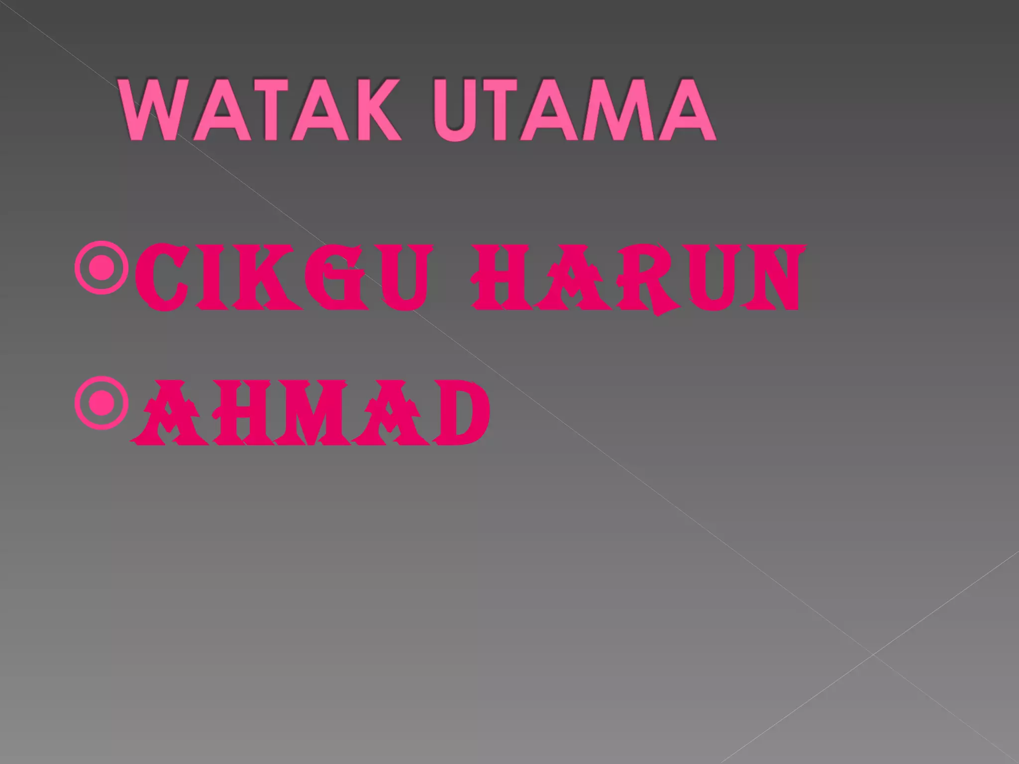 Kasut kelopak jantung watak dan perwatakan | PPT