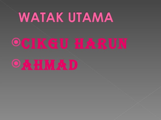 Kasut kelopak jantung watak dan perwatakan | PPT