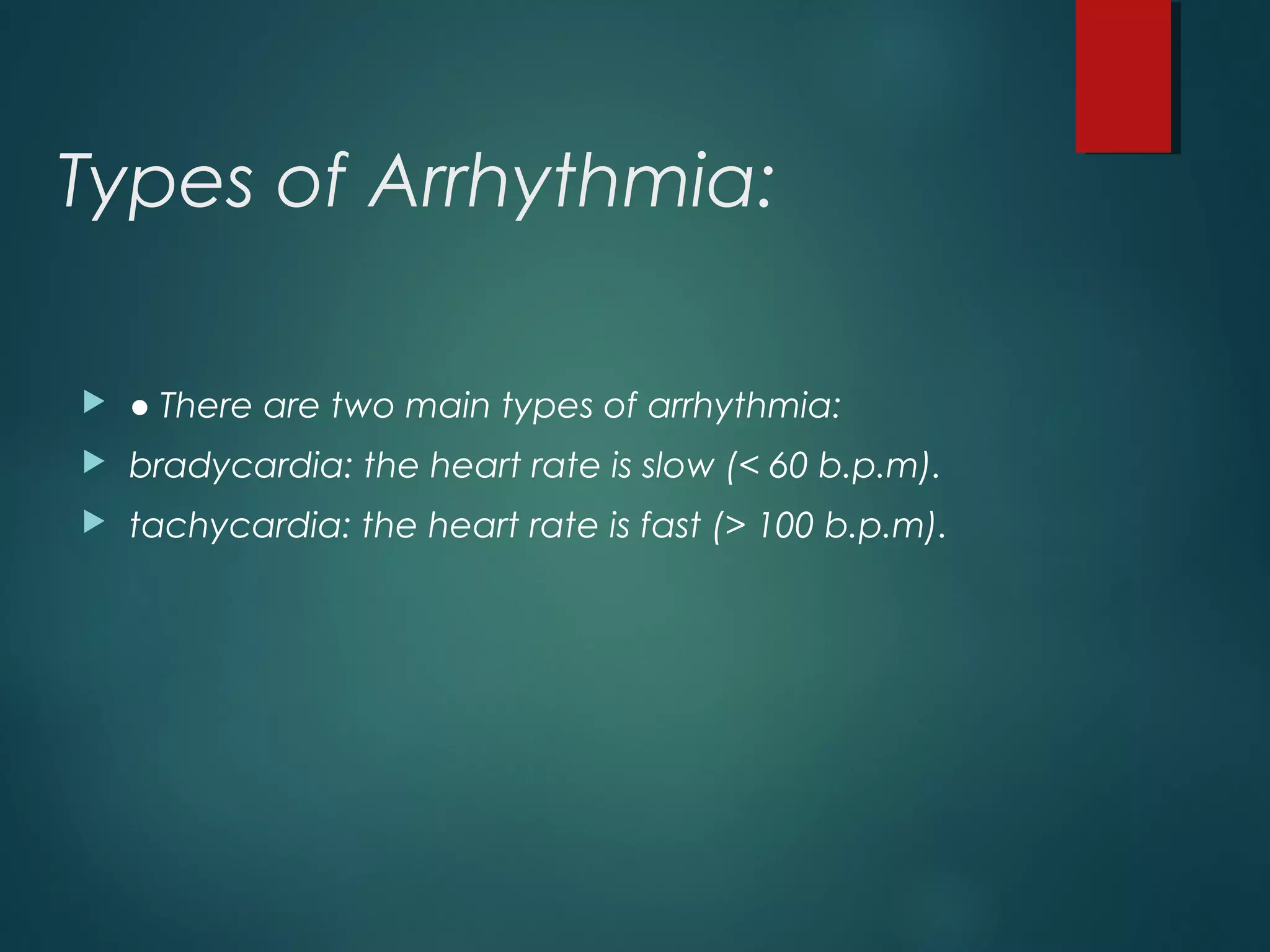 Cardiac Arrhythmias | PPT
