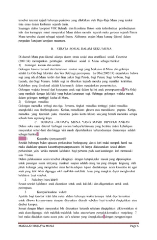 MAKALAH KEBUDAYAAN KAB. MUNA | DOCX