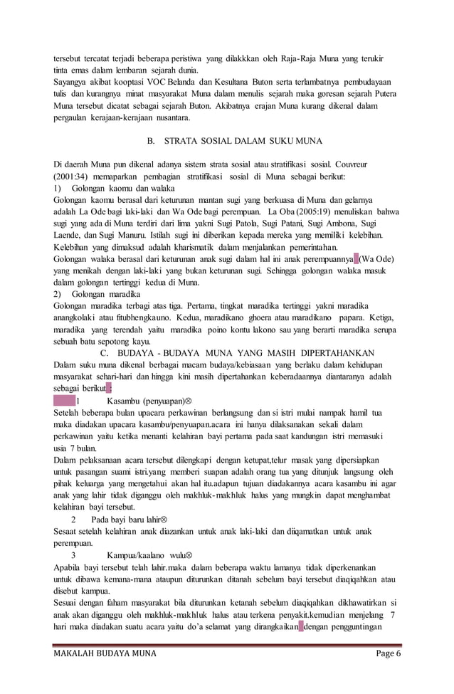 MAKALAH KEBUDAYAAN KAB. MUNA | DOCX