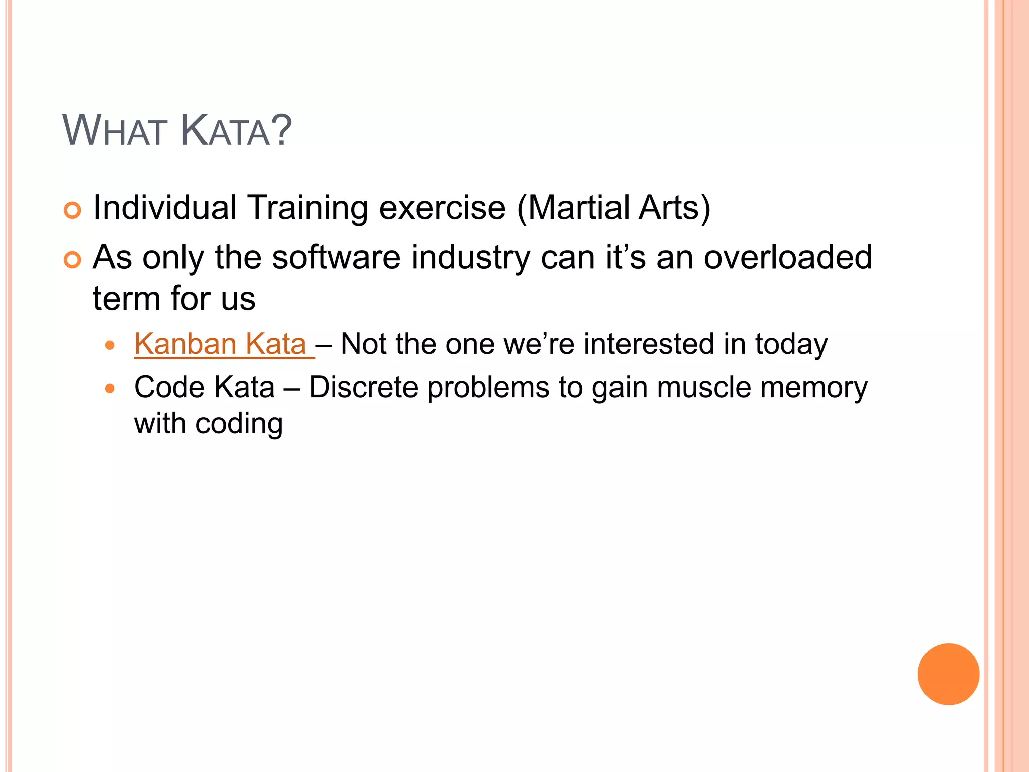 Code Kata | PPT