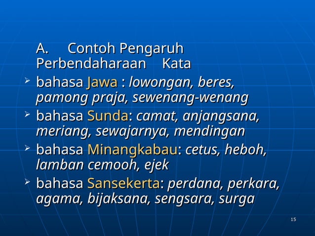 Contoh Kata baku dan kata unsur serapan.ppt
