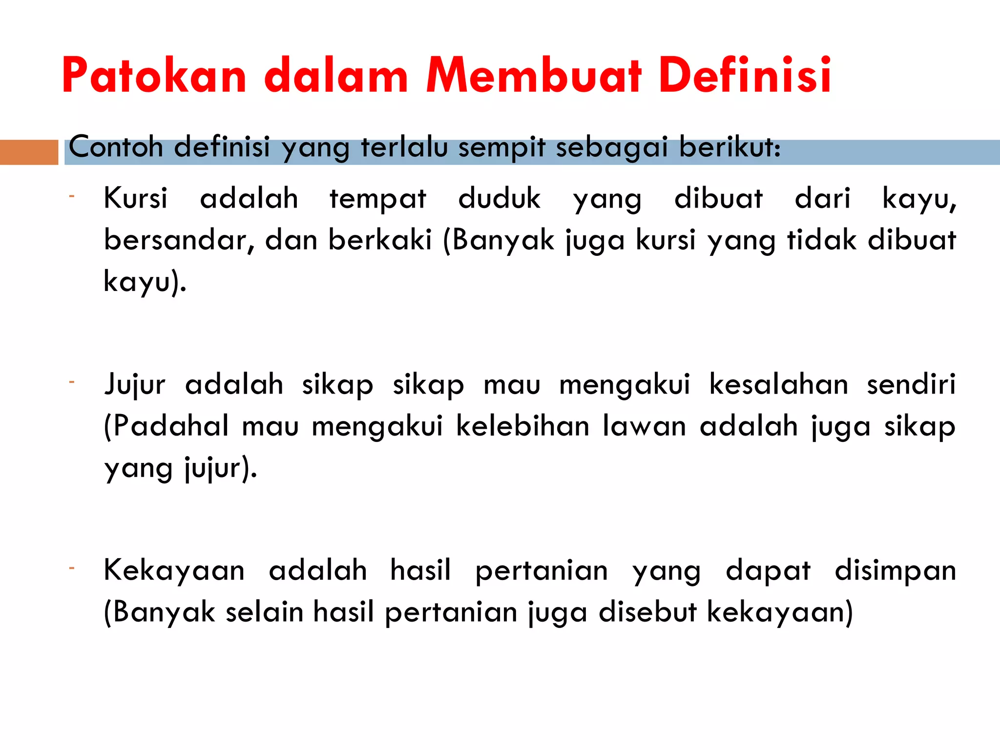 Kata Definisi Dan Klasifikasi | PPT