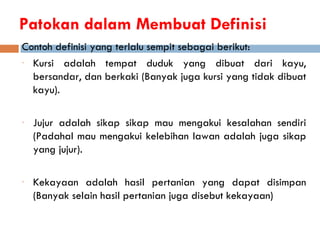 Kata Definisi Dan Klasifikasi | PPT