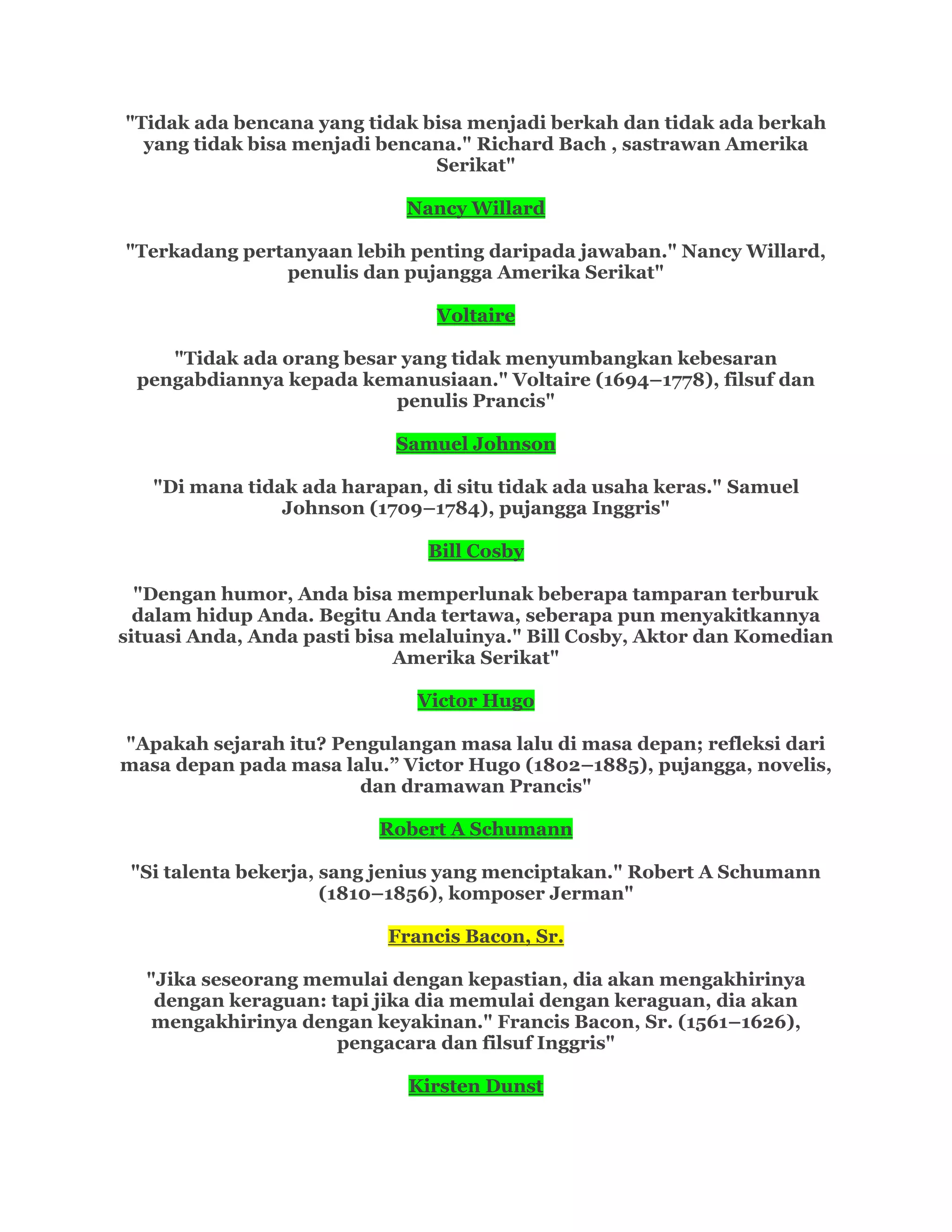 Kata kata bijak politik | DOCX