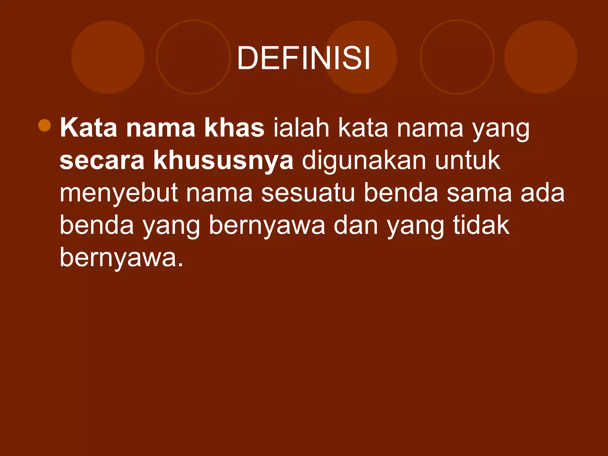 Kata nama-am khas | PPT