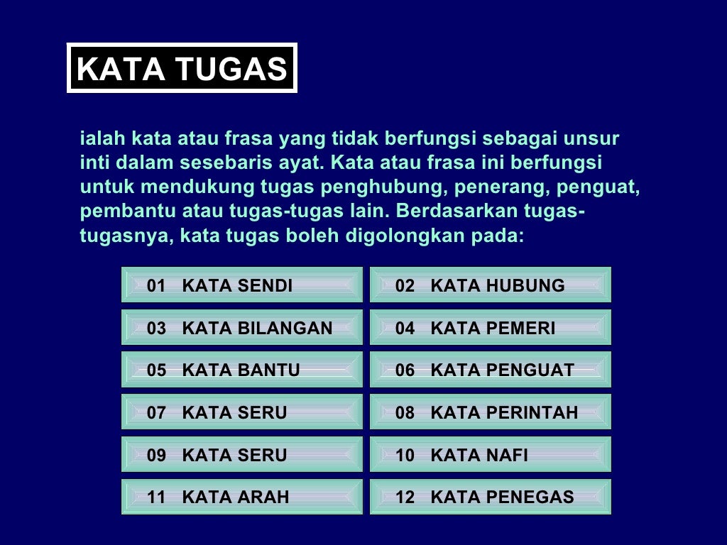Apa Itu Kata Tugas - Homecare24