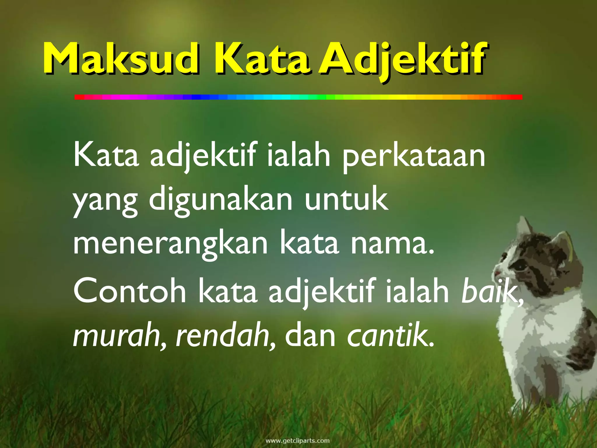 Kata adjektif | PPT