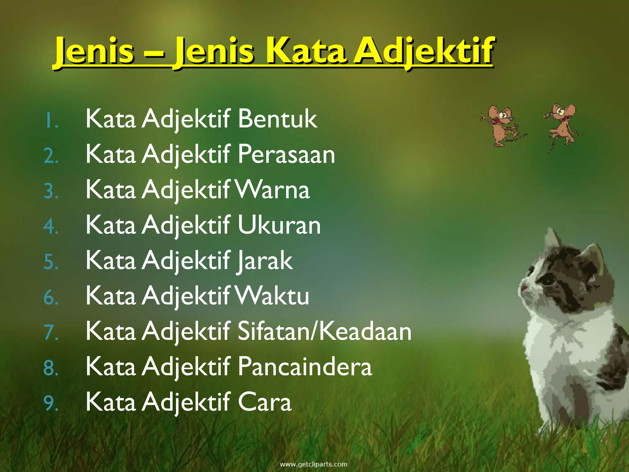 Kata adjektif | PPT