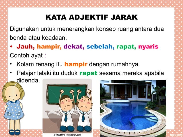 Kata adjektif bentuk | PPT