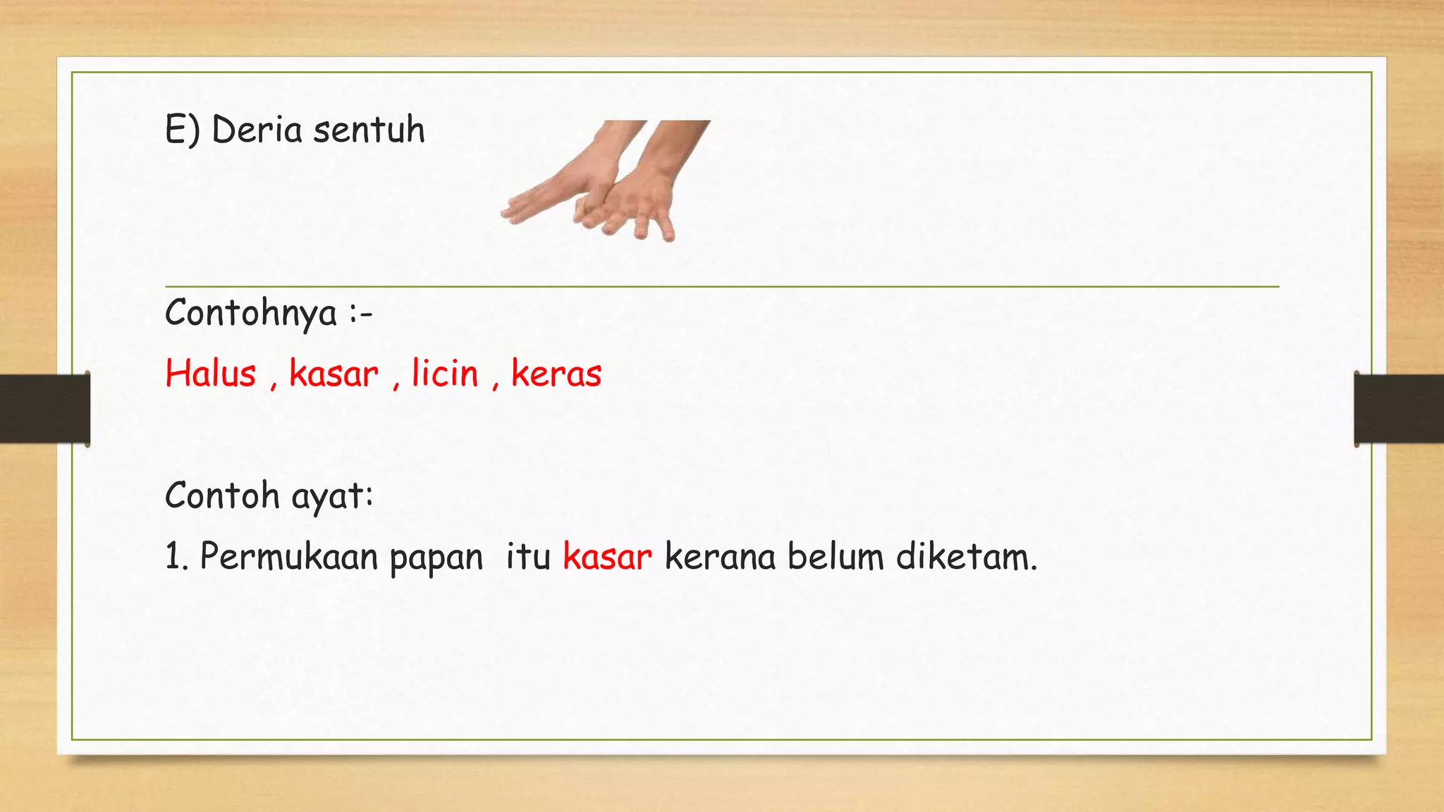 Kata adjektif pancaindera | PPTX