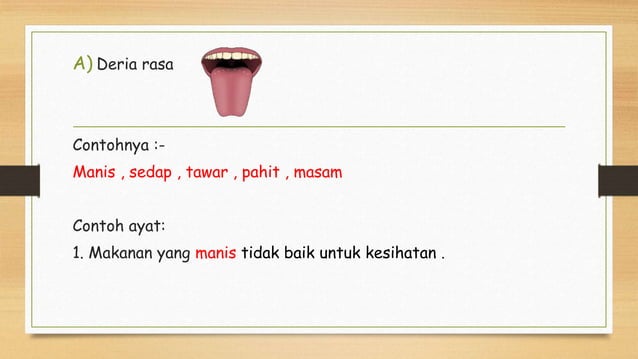 Kata adjektif pancaindera | PPTX