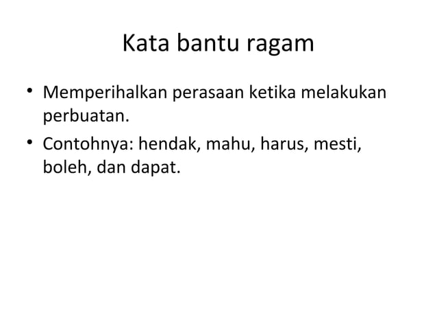 Kata bantu aspek | PPT