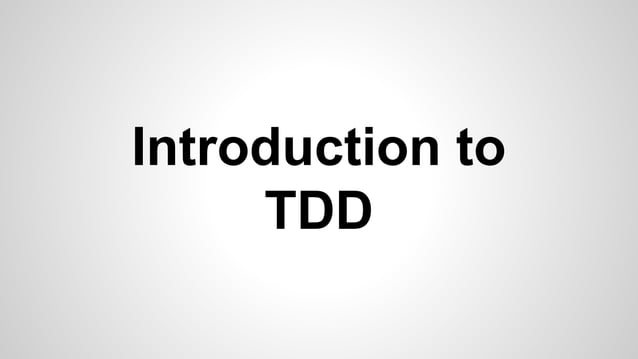 Kata de TDD by Jordi Anguela | PPT
