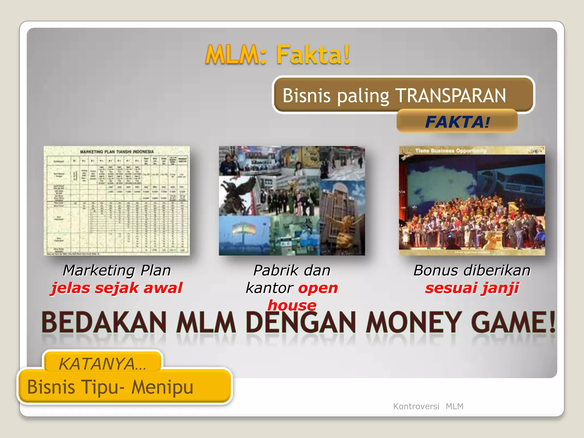 Kata & Fakta Mlm | PPTX