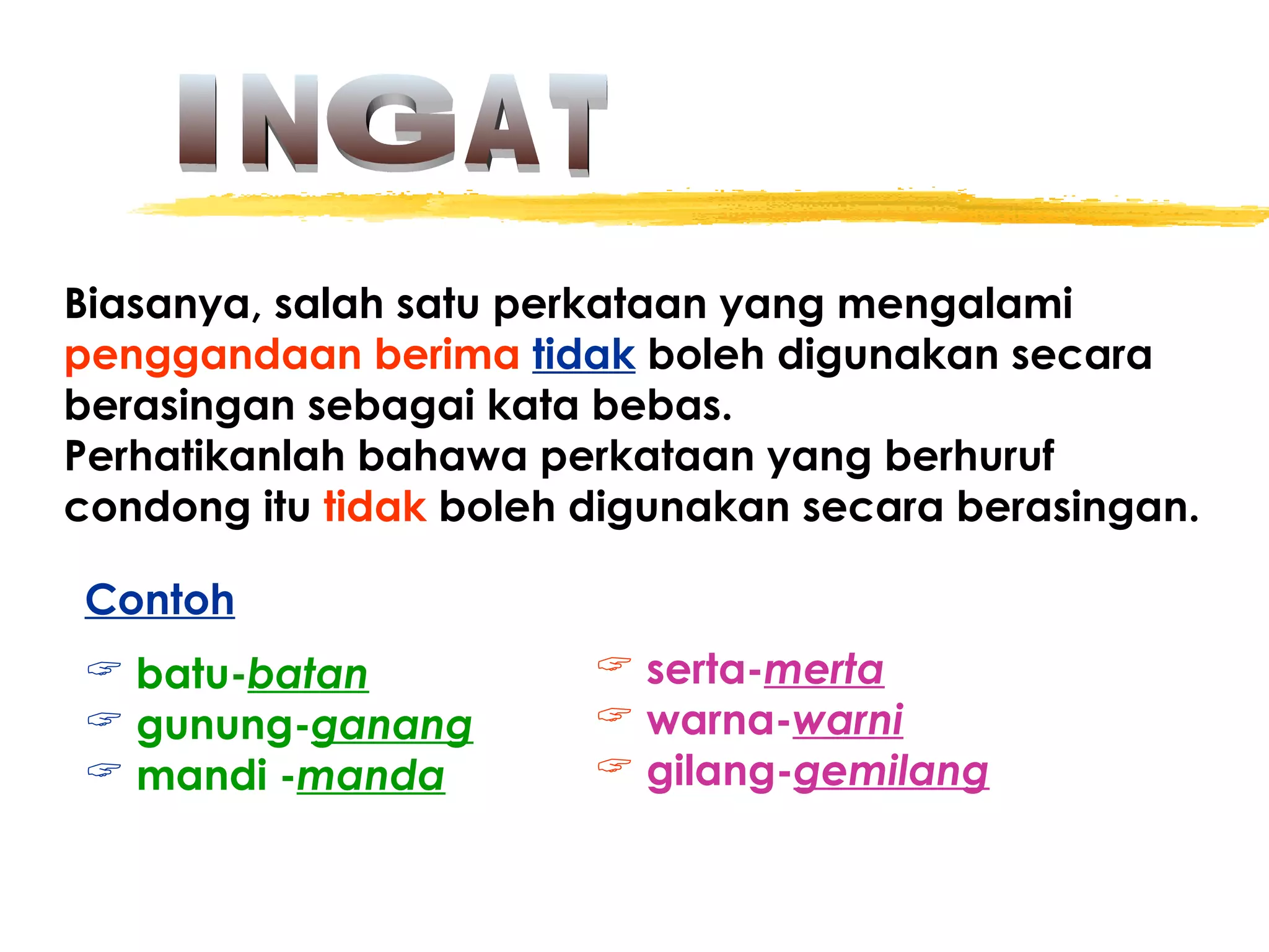 Kata Ganda | PPT