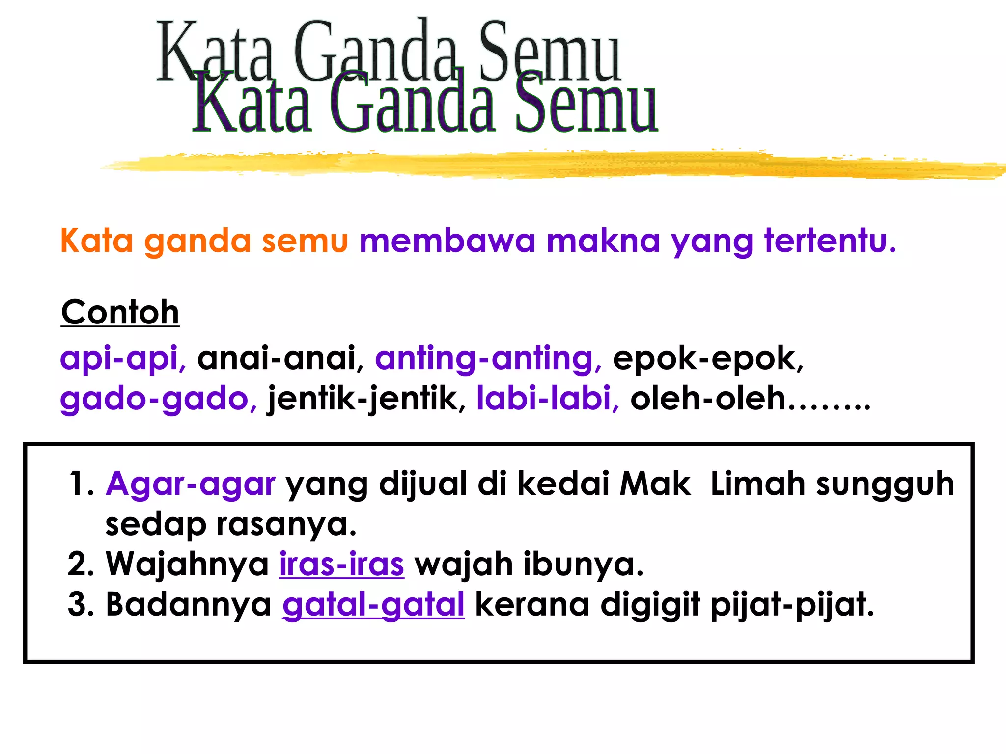 Kata Ganda | PPT