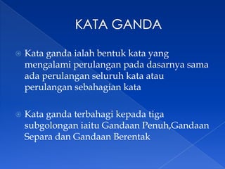 Kata ganda | PPTX