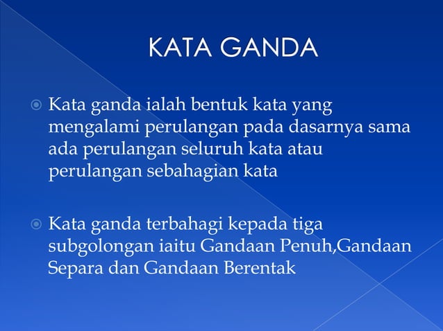Kata ganda | PPT